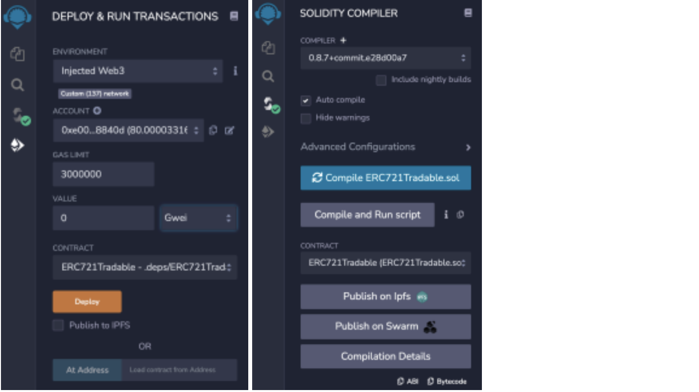 Smart Contracts for creating NFTs on Opensea - canecom